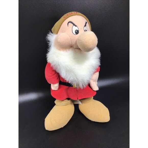 Disney | Other | Disney Store Original Grumpy 2 Plush Doll Snow White ...